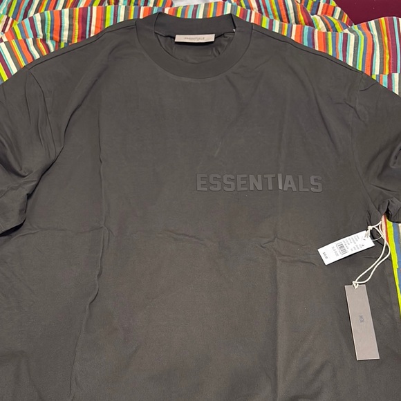 Essentials | Shirts | Fear Of God Essentials Off Black Tshirt Size ...